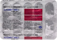 Glycomet Trio 2 Tablet: Uses, Side-effects, Price, Dosage & More Info ...