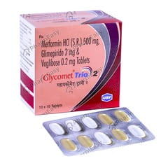 Glycomet Trio 2mg Tablet 10'S - Uses, Side Effects, Dosage, Composition ...