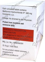 Glycomet Tablet: Uses, Side-effects, Price, Dosage & More Info - PharmEasy