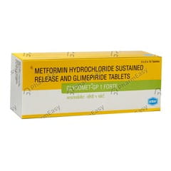 Glycomet Gp1 Forte Tab - Uses, Side Effects, Dosage, Composition ...