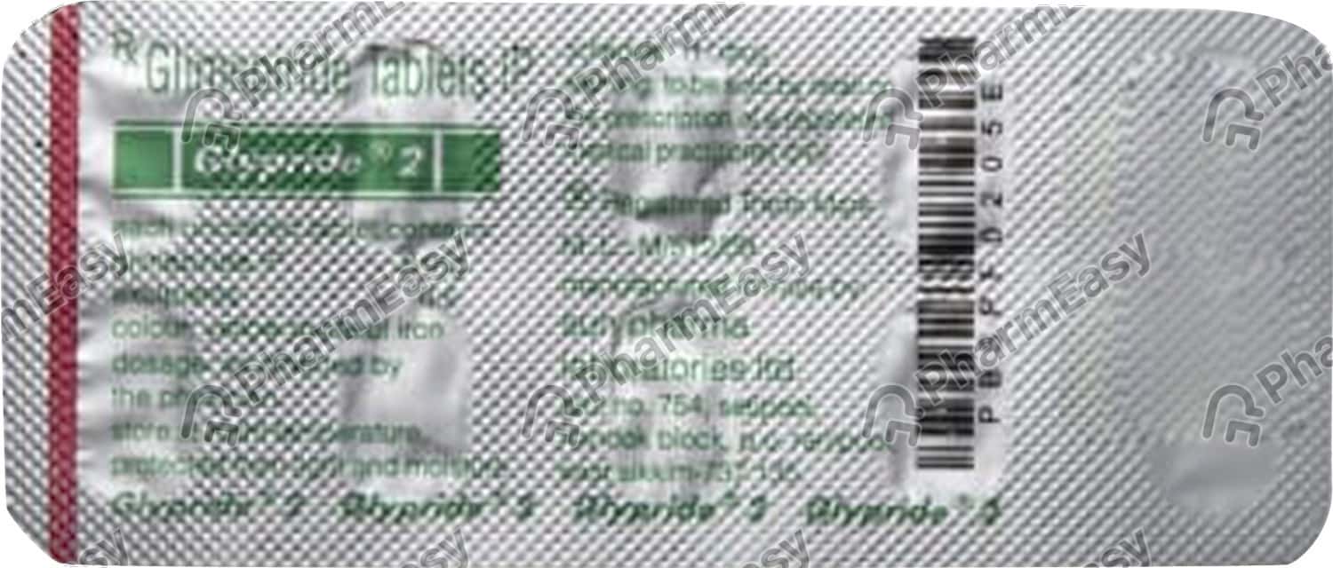 Glypride 2 MG Tablet (10): Uses, Side Effects, Price & Dosage | PharmEasy