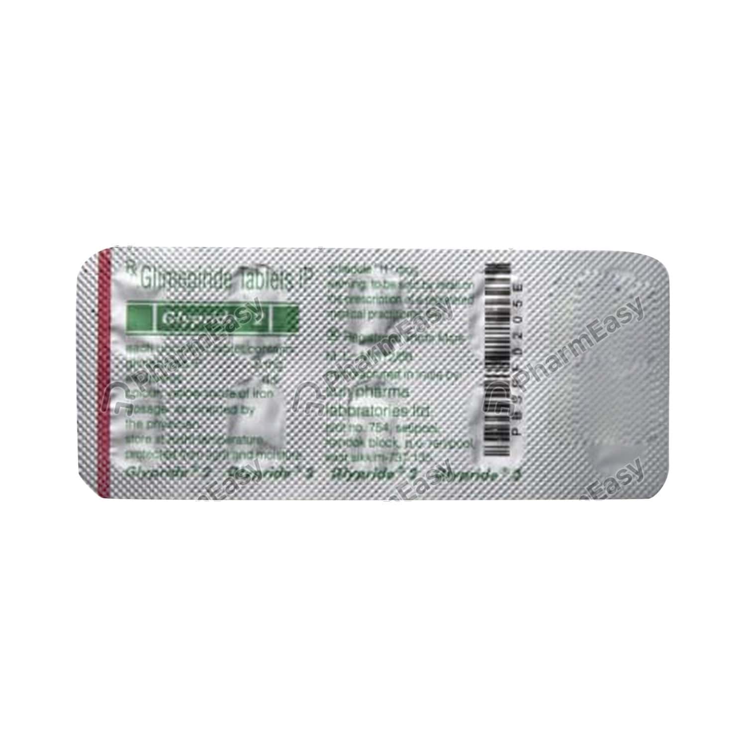 Glypride 2 MG Tablet (10) - Uses, Side Effects, Dosage, Composition ...