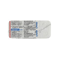 Glyree 1 MG Tablet (10) - Uses, Side Effects, Dosage, Composition ...