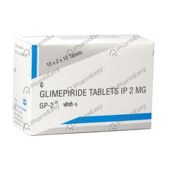 Gp 2 MG Tablet (10) - Uses, Side Effects, Dosage, Composition & Price | PharmEasy
