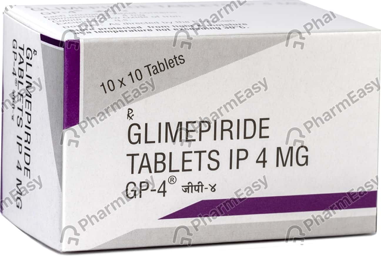 Gp 4 MG Tablet (10): Uses, Side Effects, Price & Dosage | PharmEasy