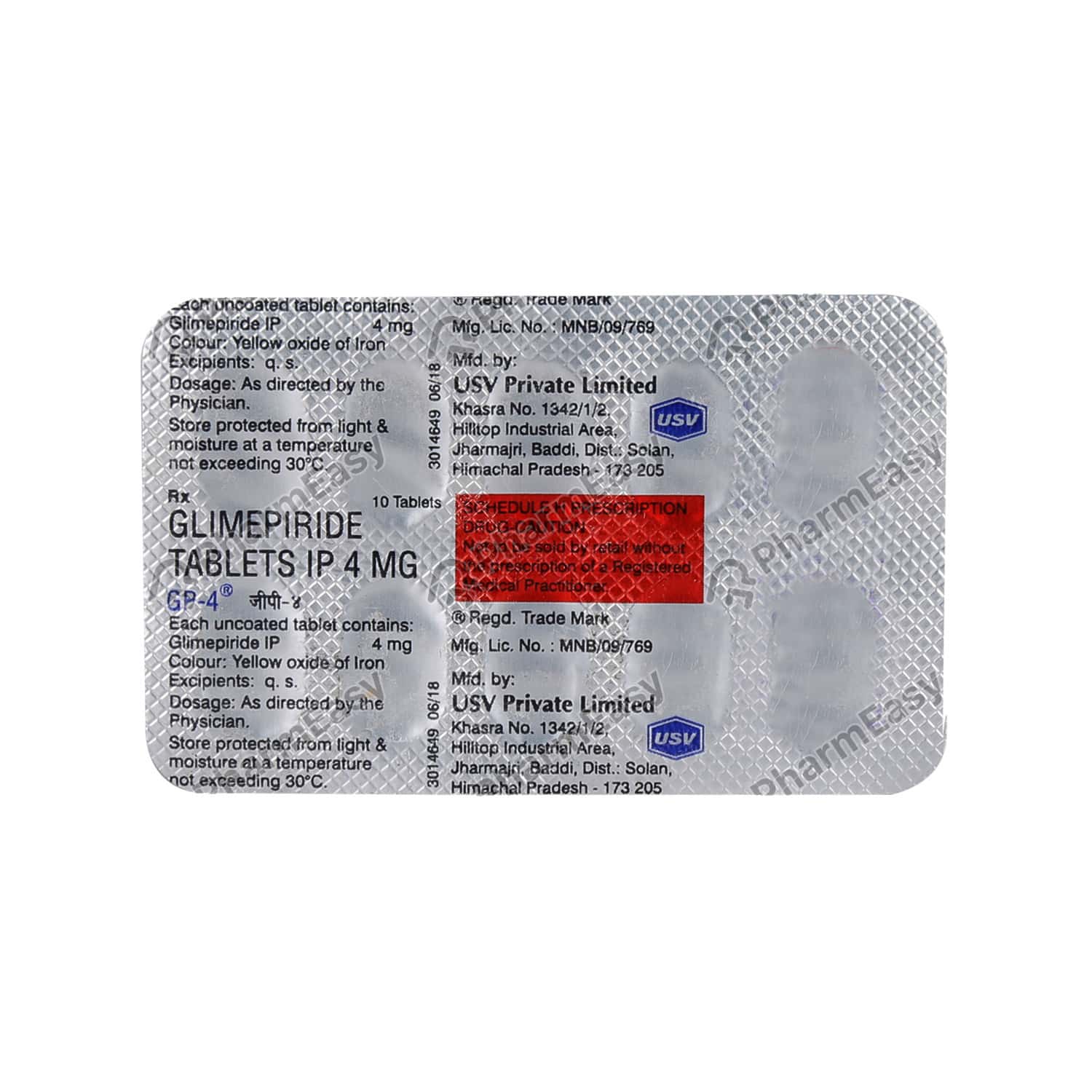 Gp 4mg Tab - Uses, Side Effects, Dosage, Composition & Price | PharmEasy