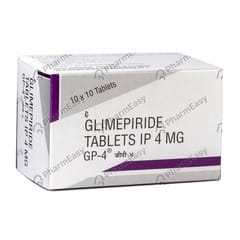 Gp 4 MG Tablet (10) - Uses, Side Effects, Dosage, Composition & Price ...