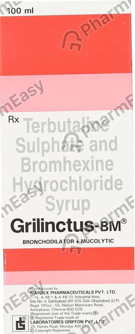 Grilinctus-BM Syrup: Uses, Side-effects, Price, Dosage & More Info ...