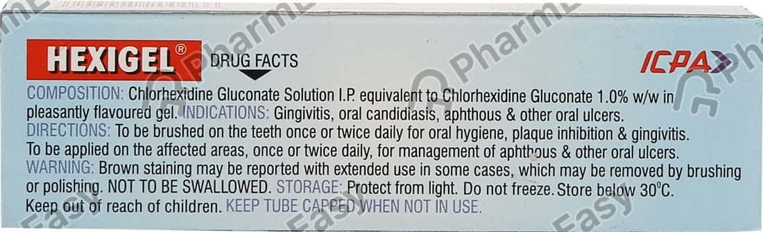 Hexigel 1 % Gel (15): Uses, Side Effects, Price & Dosage | PharmEasy