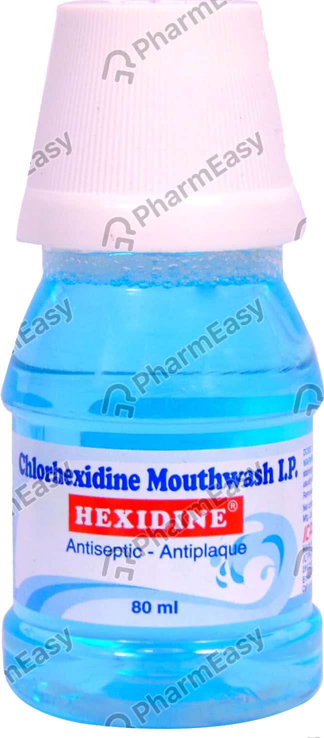 Hexidine 0.2 % Mouth Wash (80): Uses, Side Effects, Price & Dosage ...