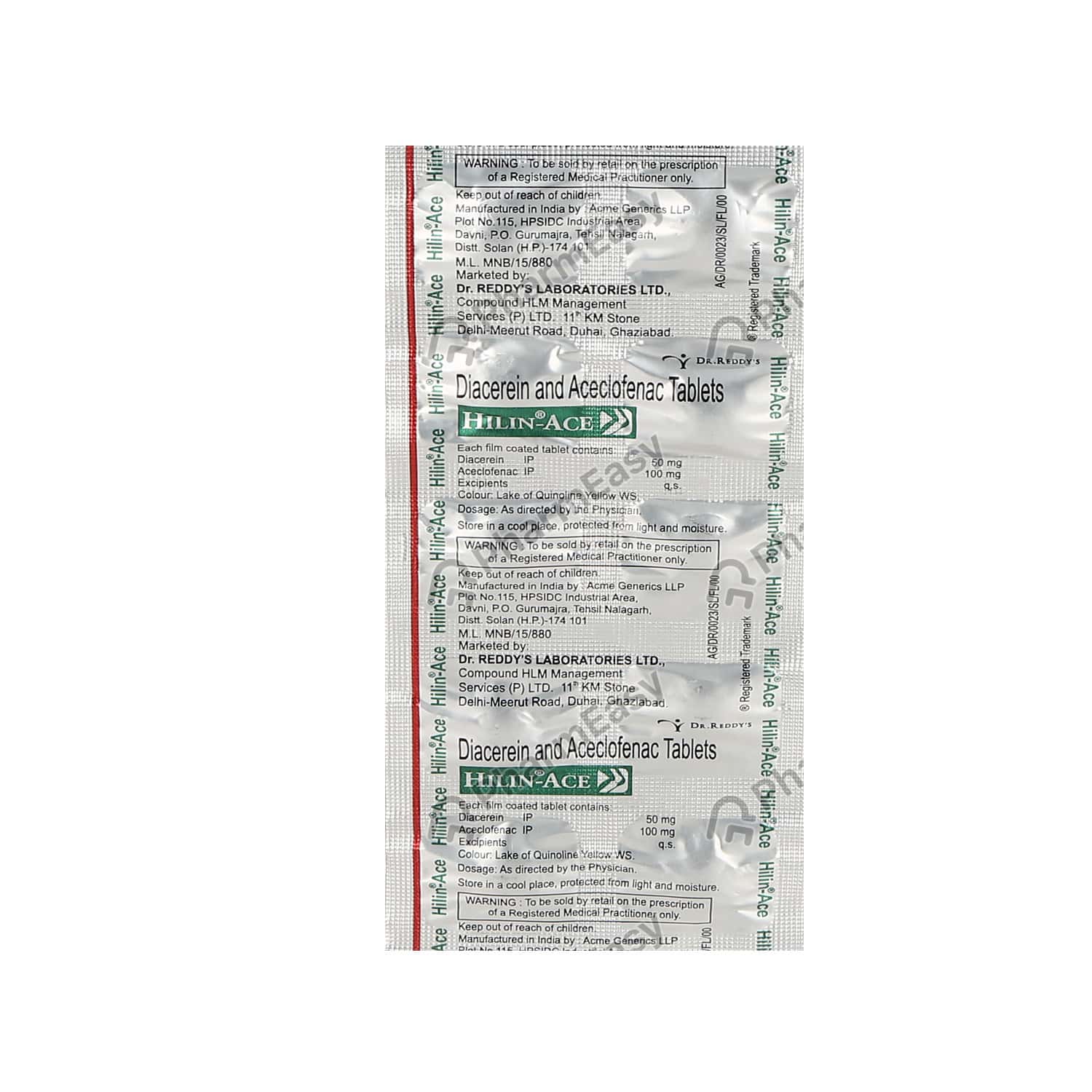 Buy Hilin Ace Tablet Online at Flat 18% OFF* | PharmEasy