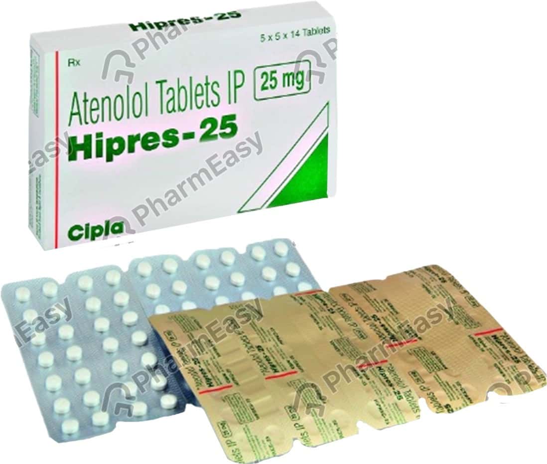 Buy Hipres 25 MG Tablet (14) Online at Flat 18% OFF | PharmEasy
