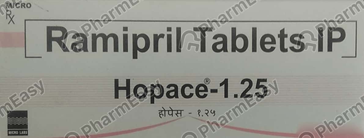 Hopace 1.25 MG Tablet (10): Uses, Side Effects, Price & Dosage | PharmEasy