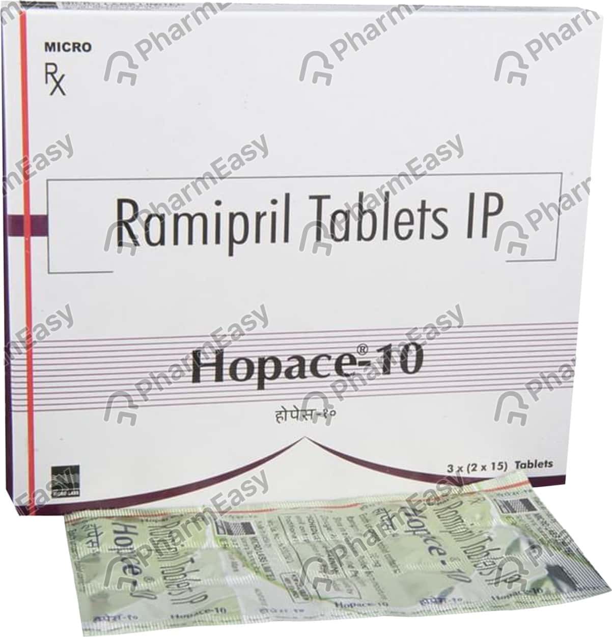 Hopace 10 MG Tablet (10): Uses, Side Effects, Price, Dosage ...