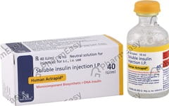 Human Actrapid Solution For Injection: Uses, Side-effects, Price ...