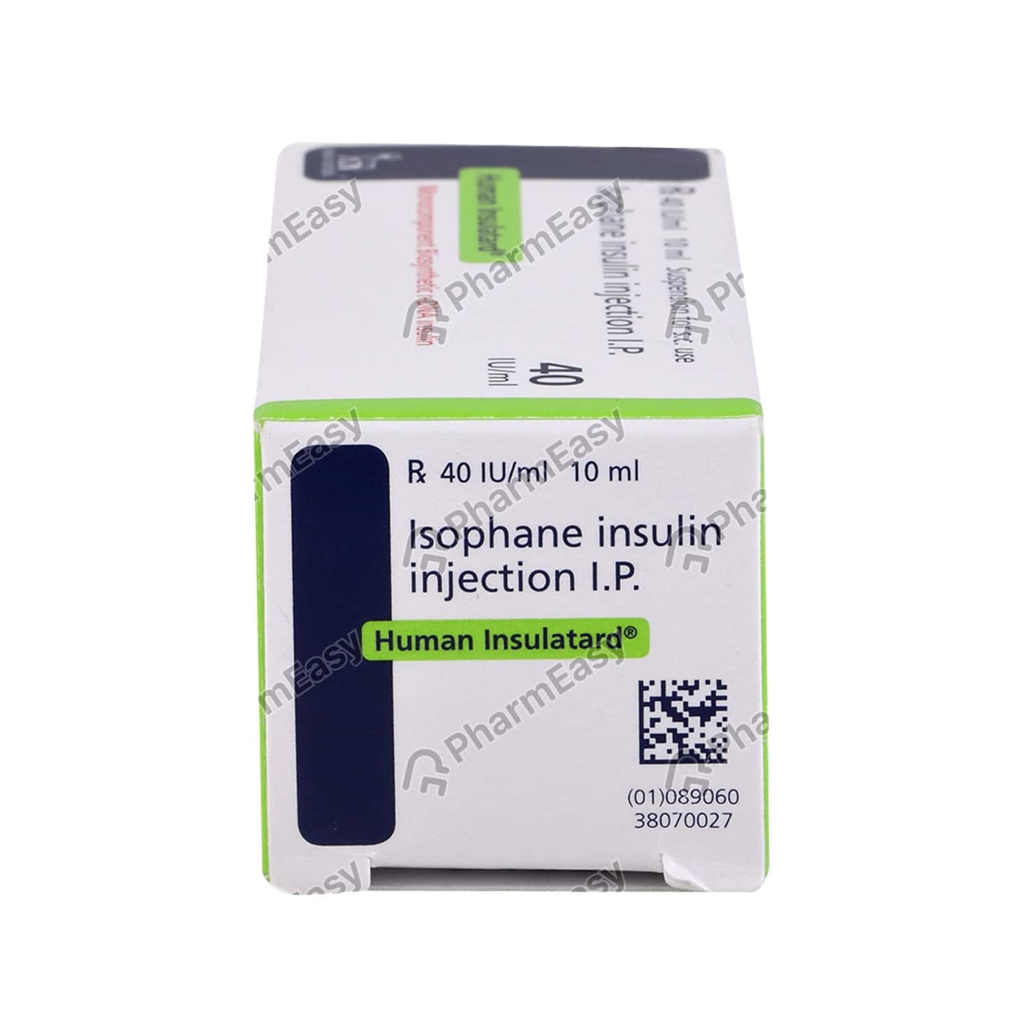 Human Insulatard 40 IU/ML Suspension For Injection (10) - Uses, Side Effects, Dosage ...