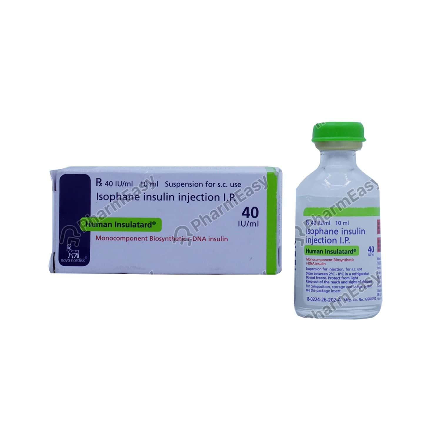 Human Insulatard 40 IU/ML Suspension For Injection (10) - Uses, Side Effects, Dosage ...
