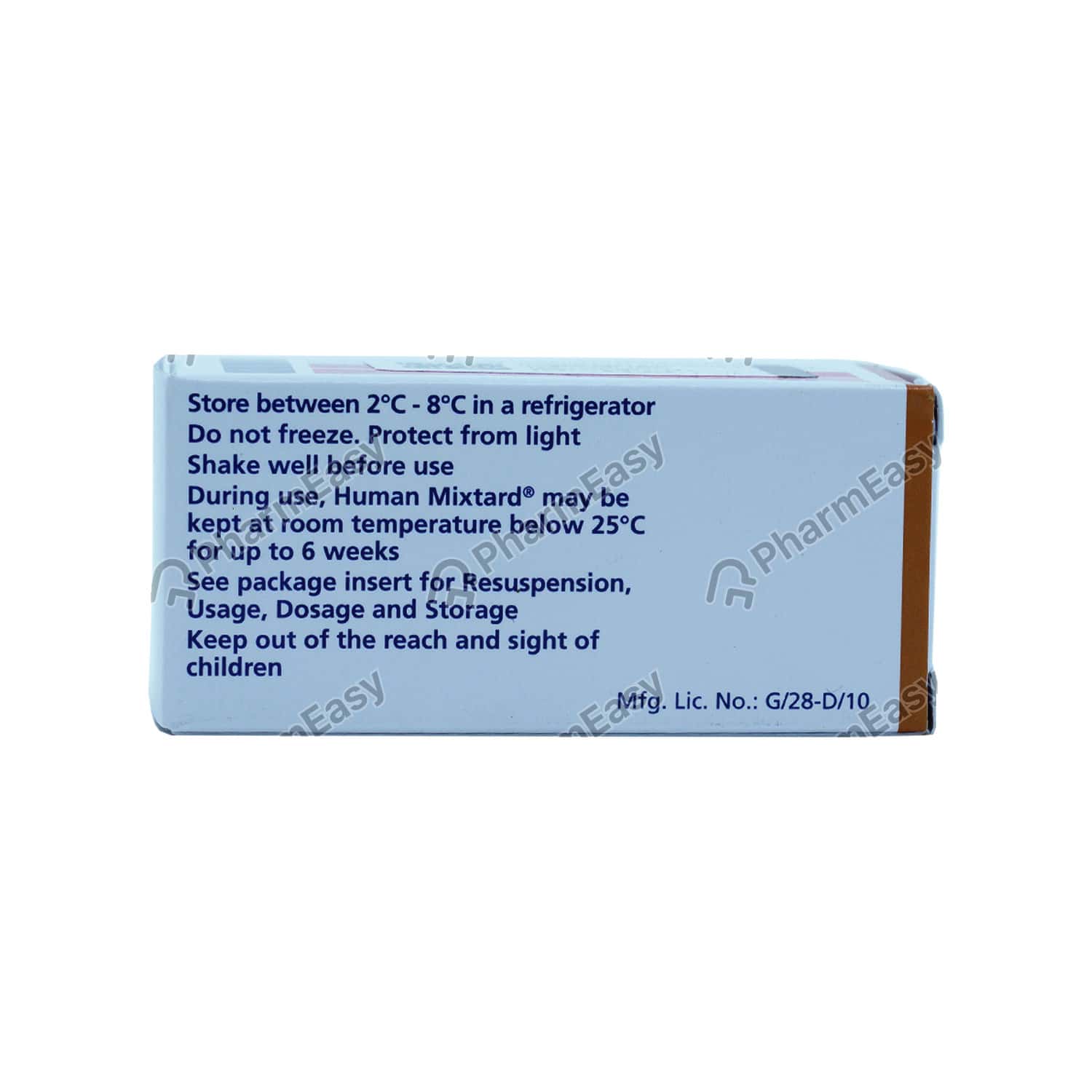 Human Mixtard 30/70 40iu Injection 10ml - Uses, Side Effects, Dosage ...