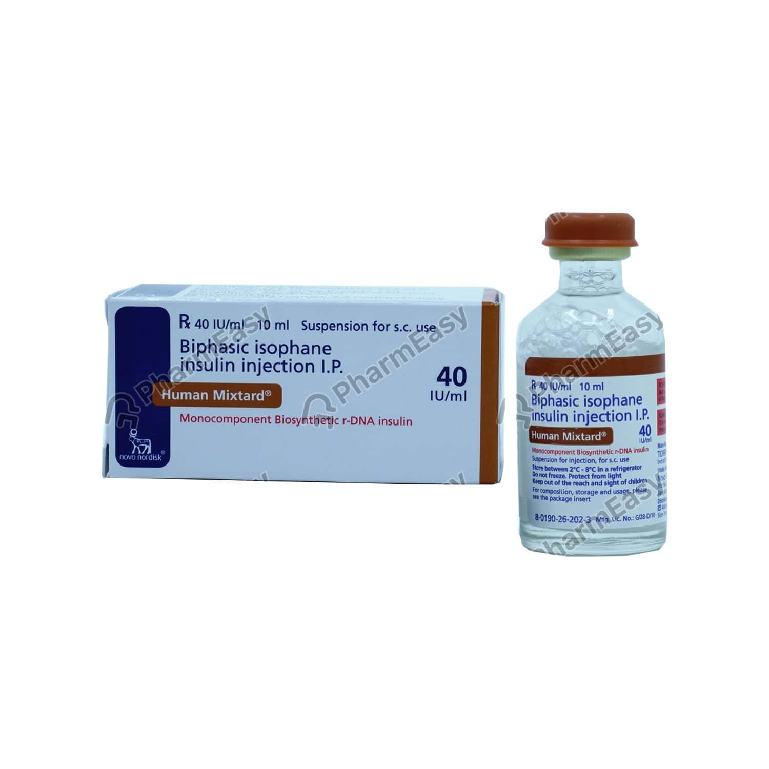 Human Mixtard 30/70 40iu Injection 10ml - Uses, Side Effects, Dosage ...