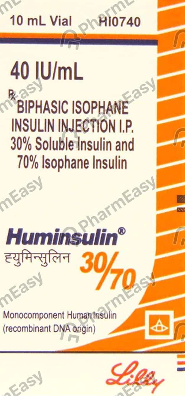 Huminsulin 40 IU/ML Solution For Injection (10): Uses, Side Effects, Price & Dosage | PharmEasy