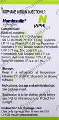 Huminsulin Nph 100 IU/ML Injection (10): Uses, Side Effects, Price & Dosage | PharmEasy