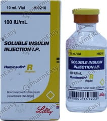 Huminsulin R 100 IU/ML Solution For Injection (10): Uses, Side Effects ...