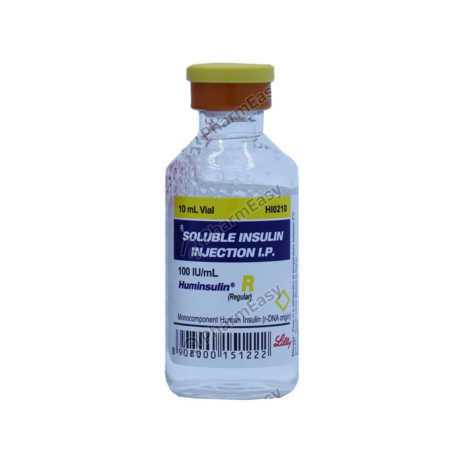 Huminsulin R 100 IU/ML Solution For Injection (10) - Uses, Side Effects, Dosage, Composition ...