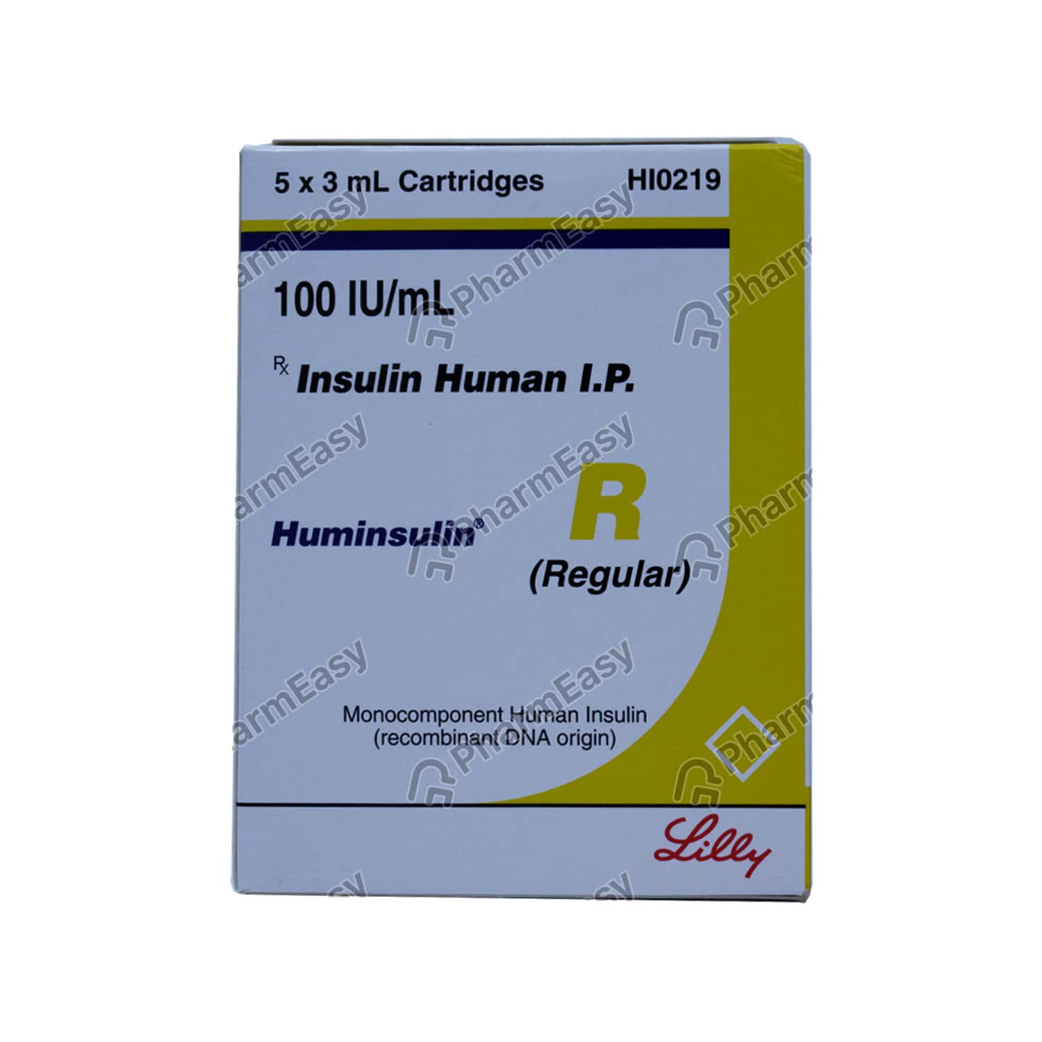 Huminsulin R 100 IU Injection (3) - Uses, Side Effects, Dosage ...