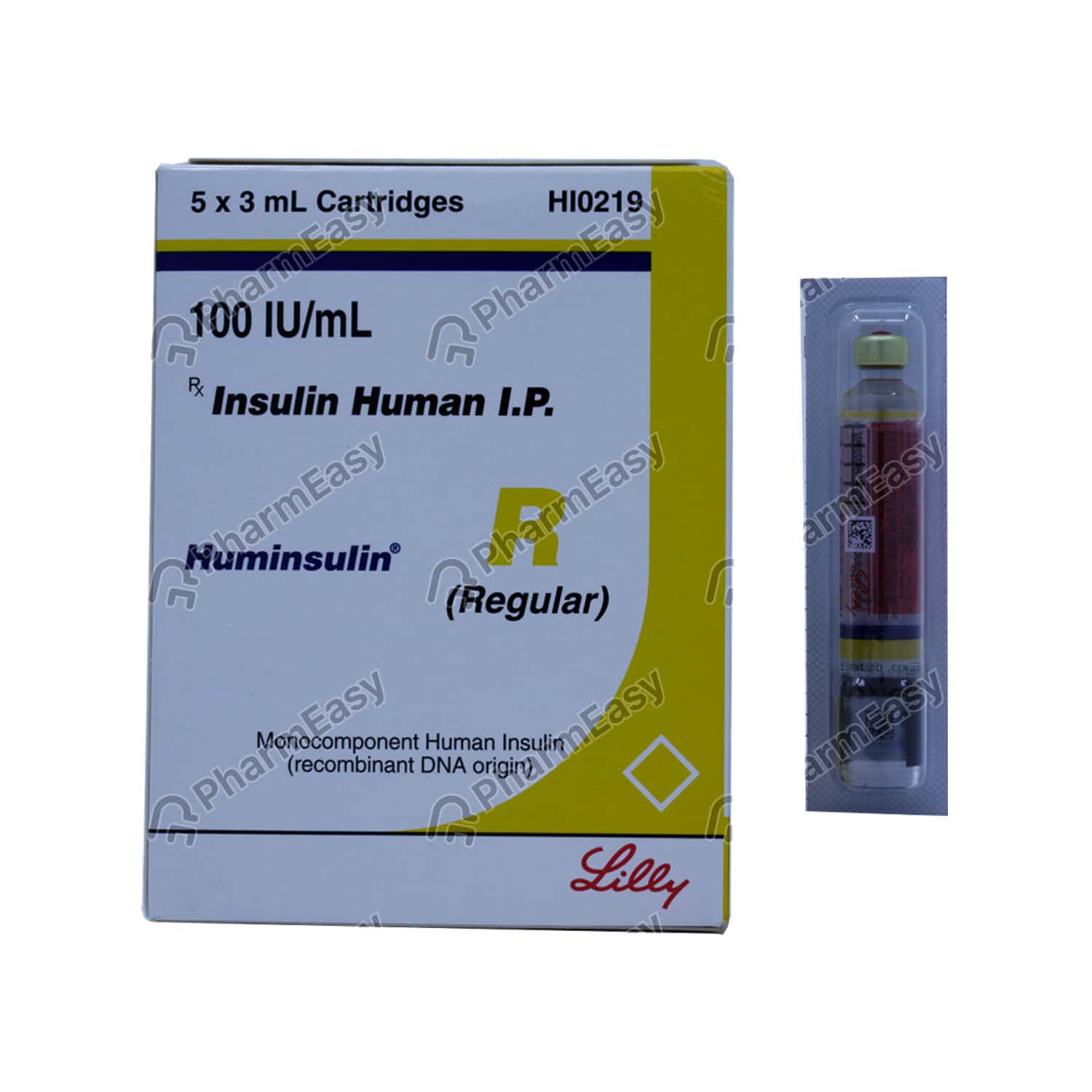 Huminsulin R 100 IU Injection (3) - Uses, Side Effects, Dosage ...