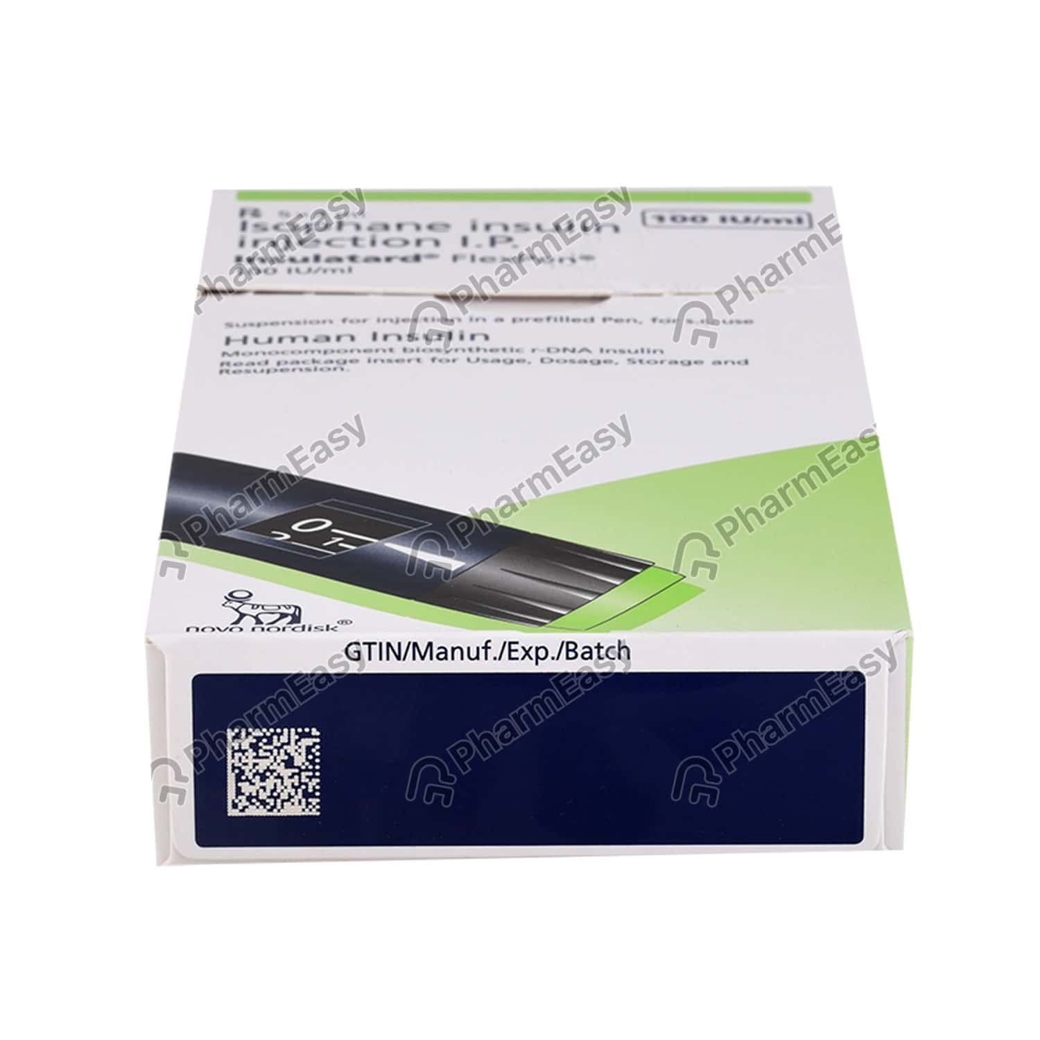 Insulatard Flexpen 100 IU/ML Suspension For Injection (3) - Uses, Side ...