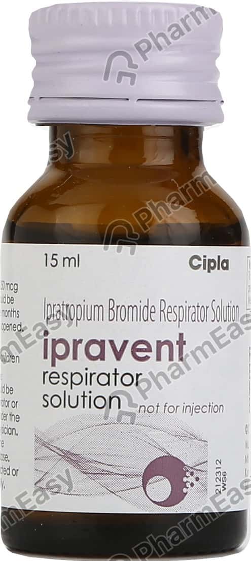 Buy Ipravent 250 MCG Respiratory Solution (15) Online at Flat 15% OFF ...