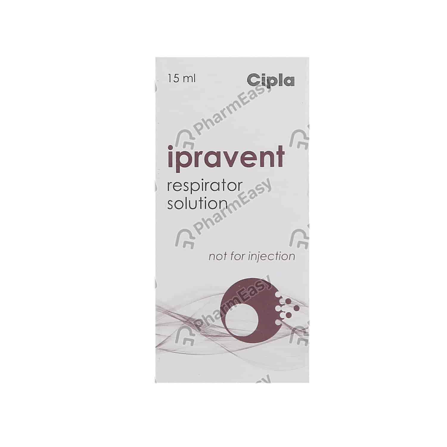 Buy Ipravent Respirator Solu 15ml Online at flat 15% off | PharmEasy