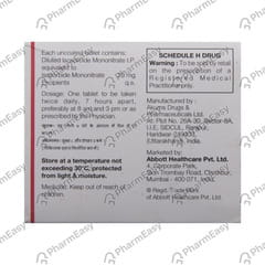 Ismo 20 MG Tablet (15): Uses, Side Effects, Price & Dosage | PharmEasy