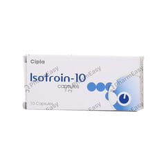 Buy Isotroin 10 MG Capsule (10) Online at Flat 18% OFF* | PharmEasy