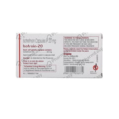 Isotroin 20 MG Capsule (10) - Uses, Side Effects, Dosage, Composition ...
