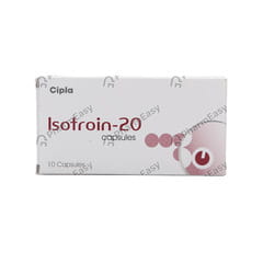 Isotroin 20 MG Capsule (10) - Uses, Side Effects, Dosage, Composition ...