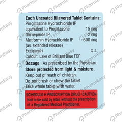 K Pio Gm2 Strip Of 10 Tablets: Uses, Side Effects, Price & Dosage ...