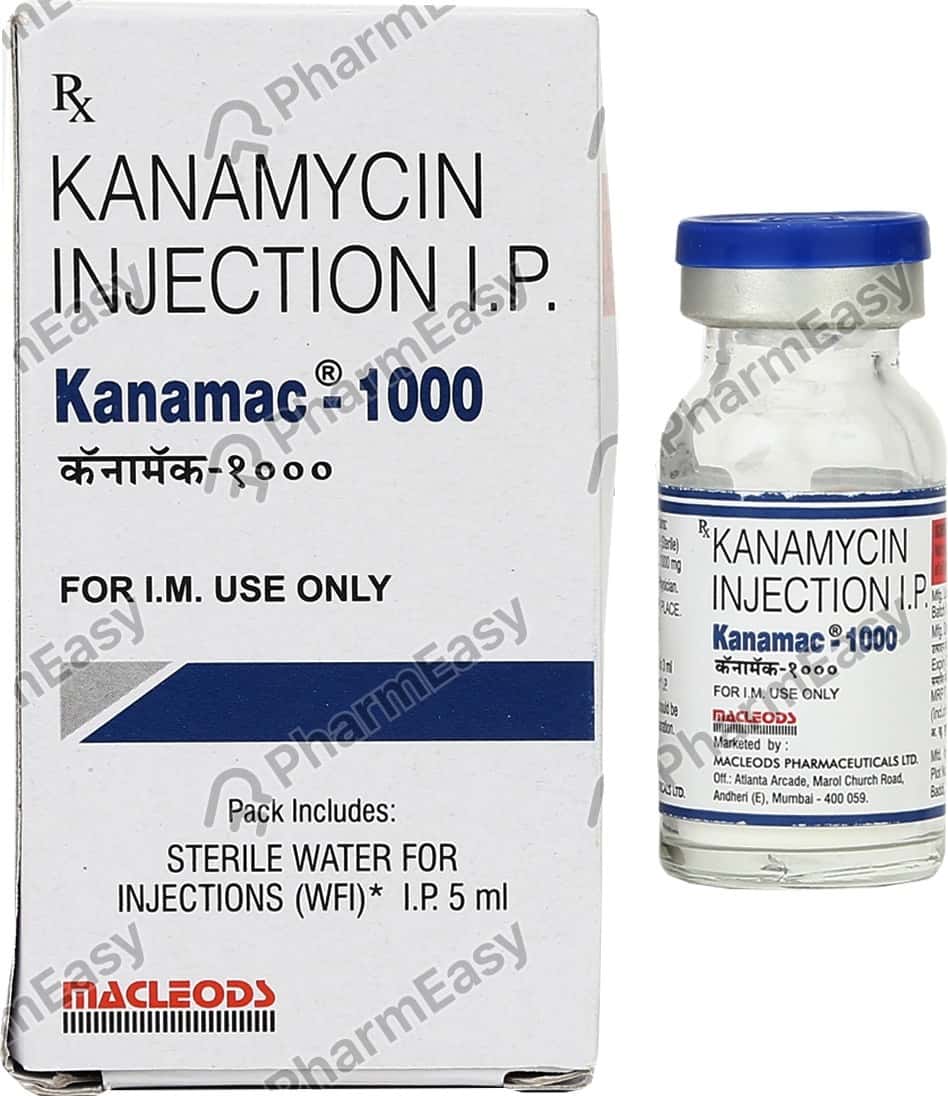 Buy Kanamac 1 G Powder For Injection (1) Online at Flat 15% OFF | PharmEasy