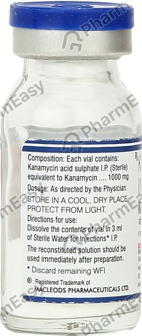 Buy Kanamac 1 G Powder For Injection (1) Online at Flat 15% OFF | PharmEasy