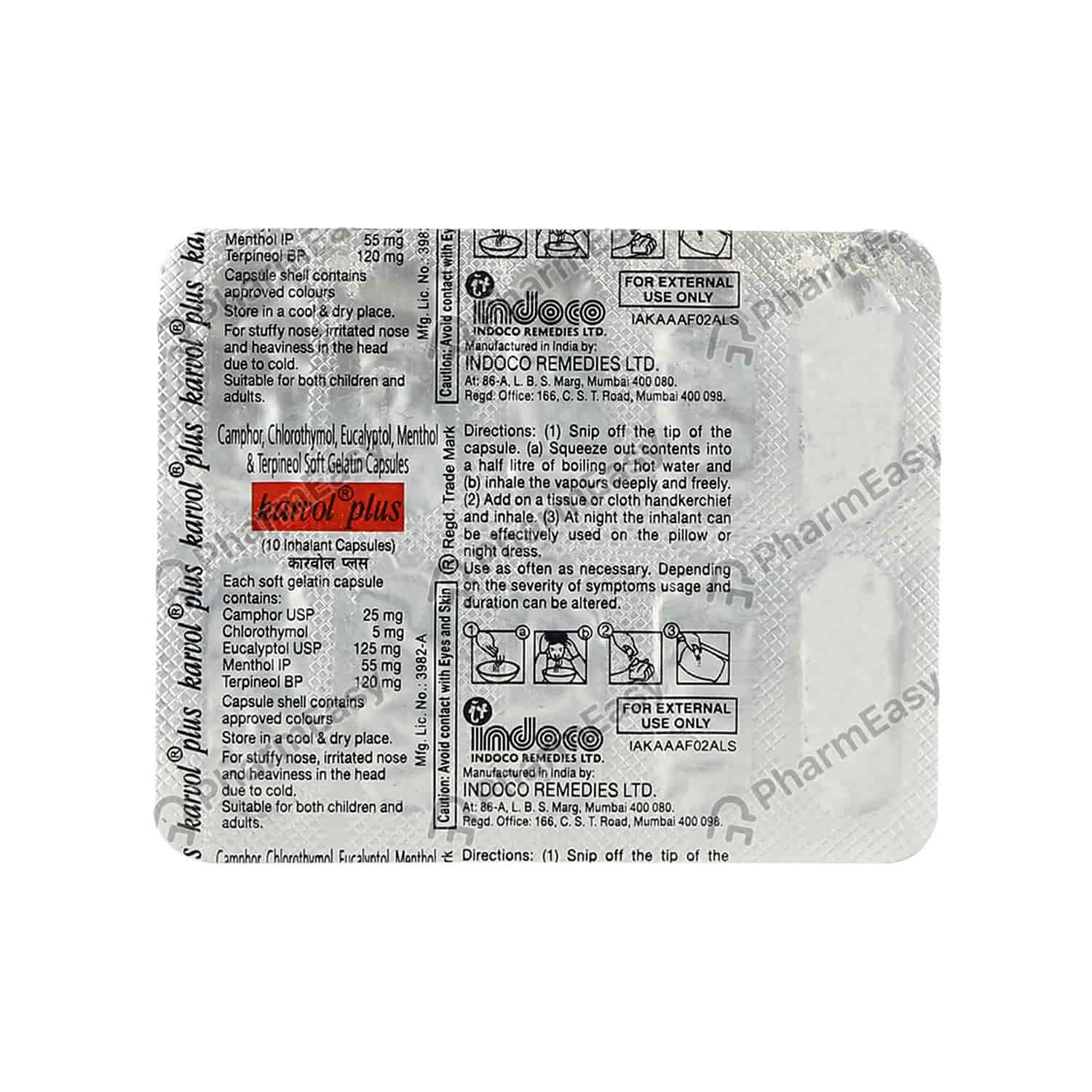 Buy Karvol Plus Cap Online at flat 15% off | PharmEasy