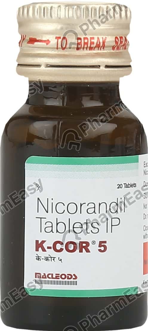 K Cor 5 MG Tablet (20): Uses, Side Effects, Price & Dosage | PharmEasy