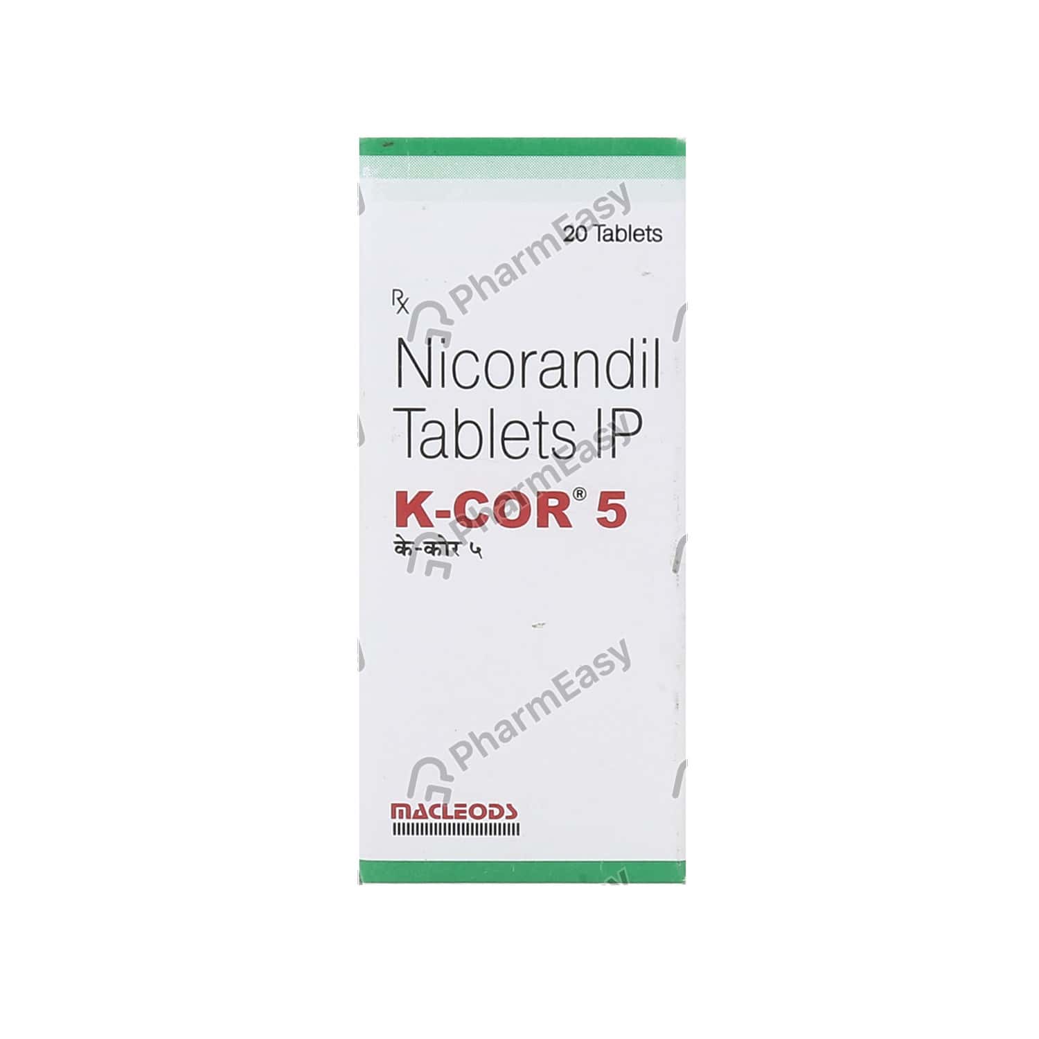 Buy K Cor 5 MG Tablet (20) Online at Flat 18% OFF* | PharmEasy