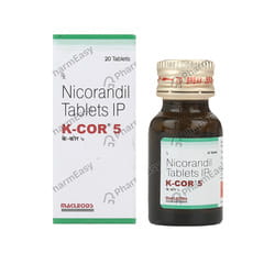 Buy K Cor 5 MG Tablet (20) Online at Flat 18% OFF* | PharmEasy
