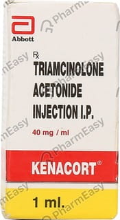 Kenacort 40 MG Powder For Injection (1): Uses, Side Effects, Price ...