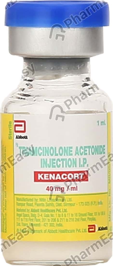 Kenacort 40 MG Powder For Injection (1): Uses, Side Effects, Price ...
