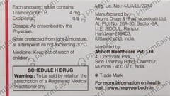 Kenacort 4 MG Tablet (10): Uses, Side Effects, Price & Dosage | PharmEasy