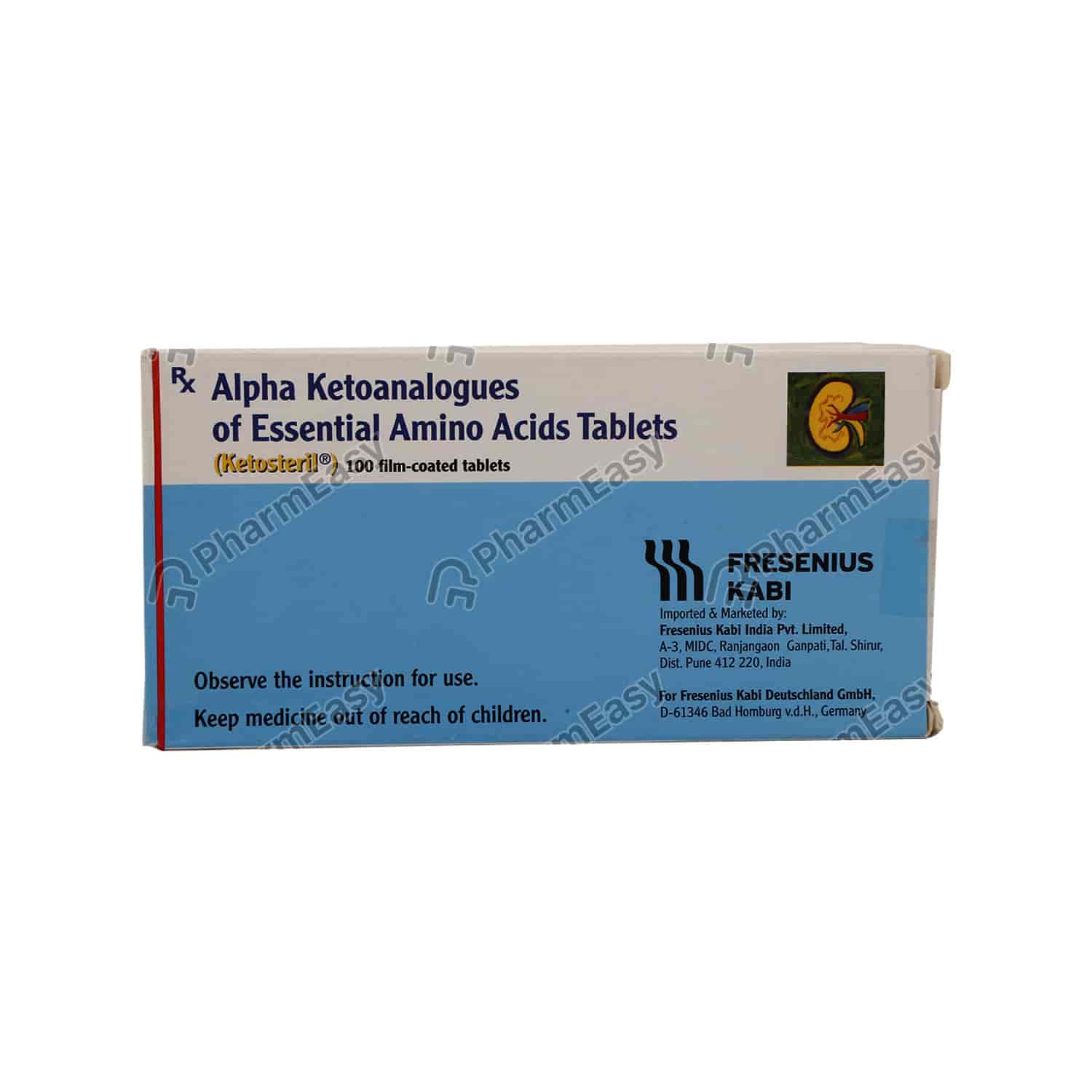 Buy Ketosteril Tablet 100'S Online at Flat 18% OFF* | PharmEasy