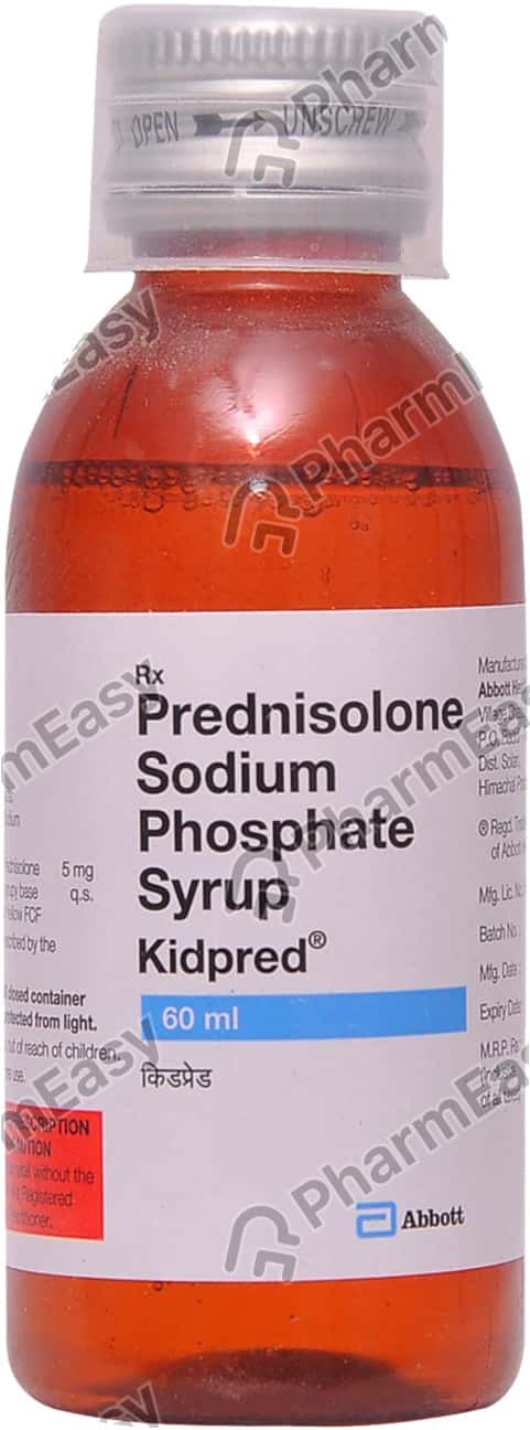 Kidpred 5 MG Syrup (60): Uses, Side Effects, Price & Dosage | PharmEasy