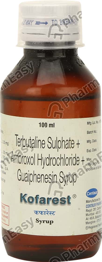 Kofarest Syrup: Uses, Side-effects, Price, Dosage & More Info - PharmEasy