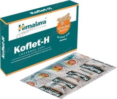 Buy HIMALAYA KOFLET H LEMON FLAVOUR STRIP OF 6 LOZENGES Online & Get ...